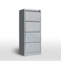 China 4 Drawer Metal File Cabinet Storage KD Office Furniture Cold Rolled Steel 452mm for sale