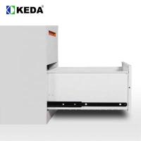 China 4 Drawer Steel Filing Cabinet 0.69 CBM 35Kgs Bearing Capacity Knock Down for sale