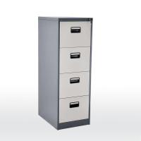 China Office Document Dark Grey Four drawer Shallow Depth Filing Cabinets for sale
