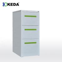 China Three Drawer BV 620mm Depth Drawer Filing Cabinet for sale