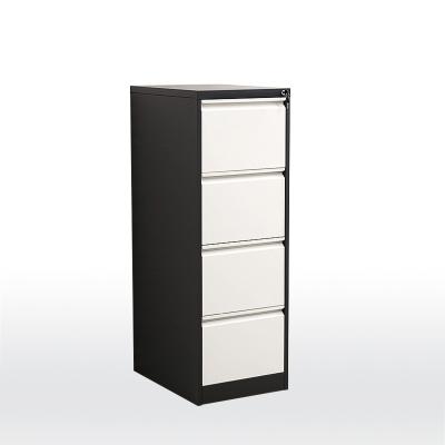China Knock Down 4 Drawer Steel Filing Cabinet 0.089 CBM for A4 FC Folders for sale