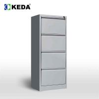 China Knock Down 4 Drawer Steel Filing Cabinet 0.089 CBM for A4 FC Folders for sale