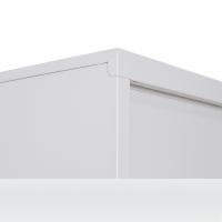 China 45 Kgs Loading Capacity Steel Filing Cabinet 0.6mm Cold Rolled Steel H1850mm for sale