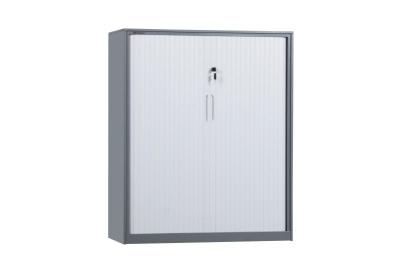 China Office Tambour Cabinet 109cm High 90cm Wide Steel Filing Cabinet 0.7mm for sale