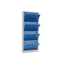 China Keda 0.6mm Plate H1500mm Lockable Shoe Cabinet for sale