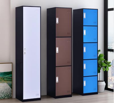 China 0.6mm Steel 1850mm Height Metal Clothes Locker for sale