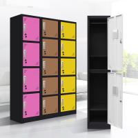 China 5 Tier Steel School Locker 0.9mm 450mm Depth Middle High Storage for sale