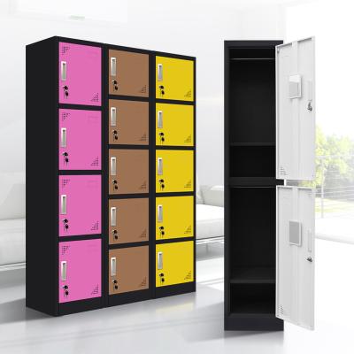 China 5 Tier Steel School Locker 0.9mm 450mm Depth Middle High Storage for sale