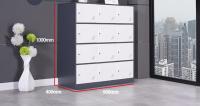China SGS 1000mm High Steel Storage Locker For  Kindergarden for sale