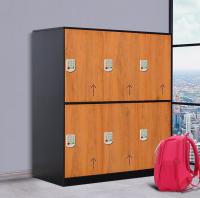 China KD Wood Color 0.5mm Steel Storage Locker for sale