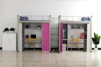 China Knocked Down Steel Bunk Bed Dormitory Apartment Army Bunk Bed for sale