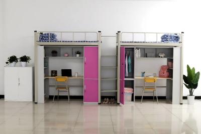 China KEDA Width 90cm Double Bunk Beds  With Storage Cabinet for sale