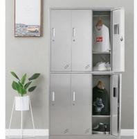 China Office Use 6 Doors Height 185cm Stainless Steel Locker for sale