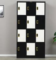 China ISO certificate Mixed Color Blue Black 6 Doors 9 Doors Steel Storage Locker for sale