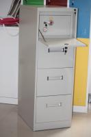 China Safety CRS 4 Drawer Metal Filing Cabinet With Inner for sale
