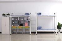 China Steel Bunk Bed H1800mm Double Deck 200kg Capacity School Furniture for sale