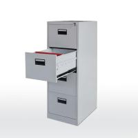China Vertical Steel Four Drawer Filing Cabinet H1331mm 35KG Capacity Office Furniture for sale