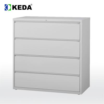 China Metal 4 Lockable Drawer H52'' Lateral File Storage Cabinet for sale