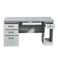 China Modern Office Furniure Home BSCI Steel Computer Table Desk for sale