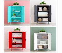 China Flat Packing ISO9001 0.054 CBM Metal Storage Locker for sale