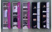 China Knocked Down 6 Door Steel Locker 1850x500x400mm Office Gym Storage Cabinet 43kgs for sale