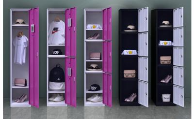 China Knocked Down 6 Door Steel Locker 1850x500x400mm Office Gym Storage Cabinet 43kgs for sale
