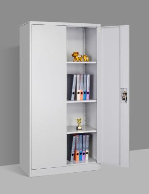 China Office Metal Filing Cupboard Steel Swing Door Filing Cabinet H1850xW900xD400mm SPCC Steel for sale