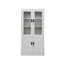 China Iron Cupboard 2 Door Metal File Cabinet Acid washed Surface for sale