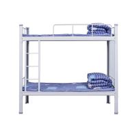 China Knocked Down Metal Double Bunk Bed 0.42CBM School Furniture L2000xW900xH1800mm for sale