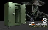China Full Steel 10 Gun Security Cabinet H1300mm Military Weapons Safe Locker with Electronic Lock for sale