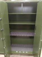 China 5 Rifles Fireproof Gun Safe 1500mm Height Steel Gun Cabinet with 2mm Body for sale