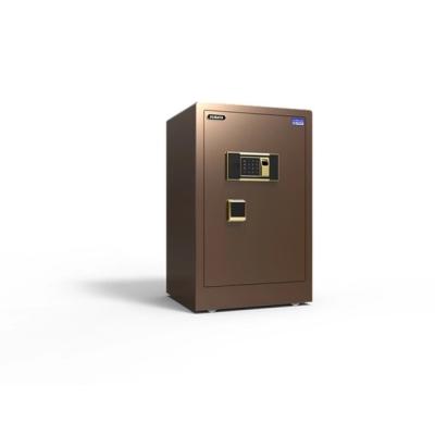 China Fingerprint Small Metal Cash Box Home Office Security Safe with 6 Point Locking BSCI Certified for sale