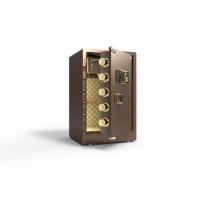 China Fingerprint Small Metal Cash Box Home Office Security Safe with 6 Point Locking BSCI Certified for sale