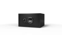 China Home Black Metal Safe Box Cabinet 4mm Cold Rolled Steel Plate Fingerprint Lock for sale