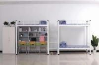 China Knocked Down Steel Bunk Bed Dormitory Apartment Army Bunk Bed for sale