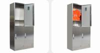 China 304 Stainless Steel 6 Door Locker Storage Cabinet 185cm Height for Clean Room for sale
