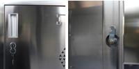 China 304 Stainless Steel 6 Door Locker Storage Cabinet 185cm Height for Clean Room for sale
