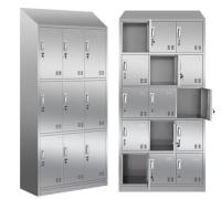 China 9 Compartment Stainless Steel Storage Locker 1200x500x1800mm SS201 Bathroom Cabinet for sale