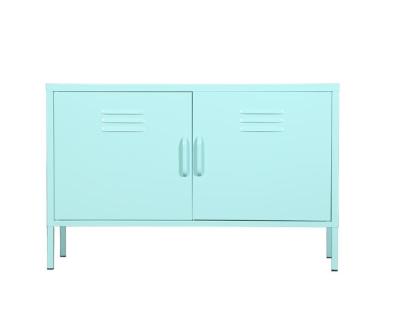 China KEDA KD-13 Modern Steel TV Stand Cabinet 1000mm Width Custom Color RAL for sale