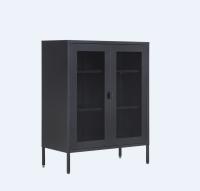 China H1015mm Modern Steel Sideboard Storage Cabinet 800x400mm Cold Rolled Steel for sale