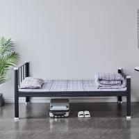 China Bedroom Students H870 Single Iron Bed Frame Screwless metal single bed for sale
