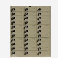 China Steel Office Locker Wardrobe 1850mm Height 900mm Width Cold Rolled Steel for sale