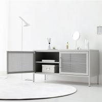 China Modern 1.2mm Steel TV Stand Cabinet Metal Living Room Apartment KD-088 for sale