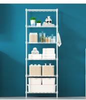China Multifunctional Kitchen  living room  Metal 4 5 6 Tier Storage Rack for sale