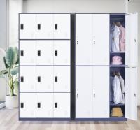 China Heavy Duty Steel Locker 5mm Thin Frame 53kg 4 6 9 Doors Customizable for sale