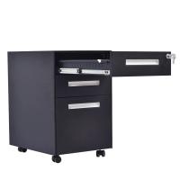 China Lockable Metal Antitilt Steel Mobile Pedestal Vertical Storage Small Drawer for sale