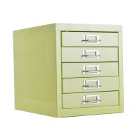 China Keda 5 Drawer Vertical Filing Cabinet Metal Office Card Cabinet W279 D380 H328mm for sale