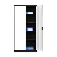 China Double Door Steel Filing Cabinet H1850xW900xD400mm Electrostatic Powder Coating for sale