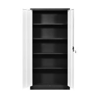 China Double Door Steel Filing Cabinet H1850xW900xD400mm Electrostatic Powder Coating for sale