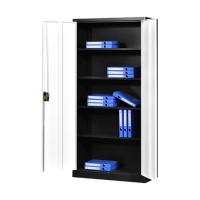 China Double Door Steel Filing Cabinet H1850xW900xD400mm Electrostatic Powder Coating for sale